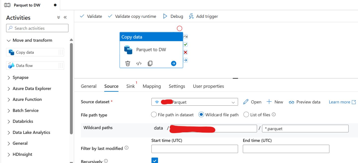 How to Load Parquet Files from Azure Data Lake to Data Warehouse – Ization