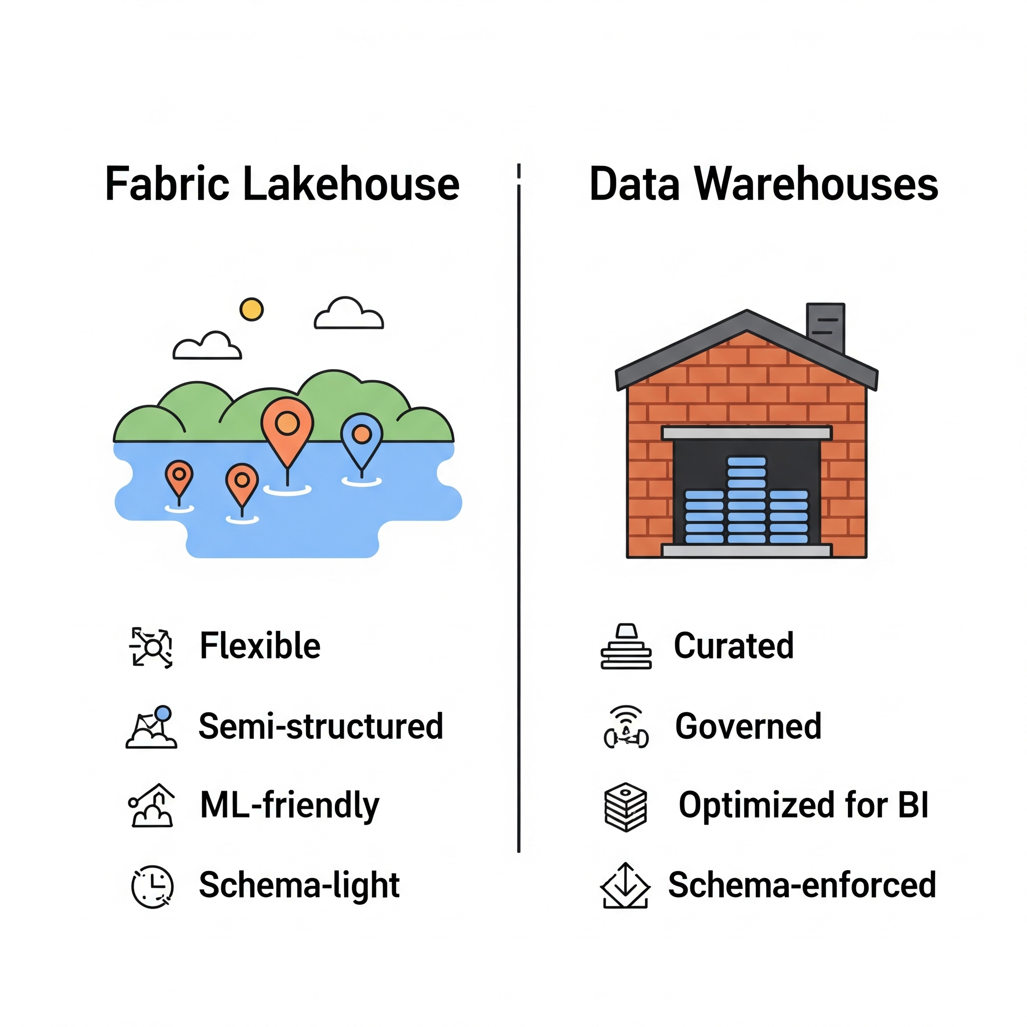 Lakehouse vs. Data Warehouse in Microsoft Fabric: Do You Really Need Both? – Ization